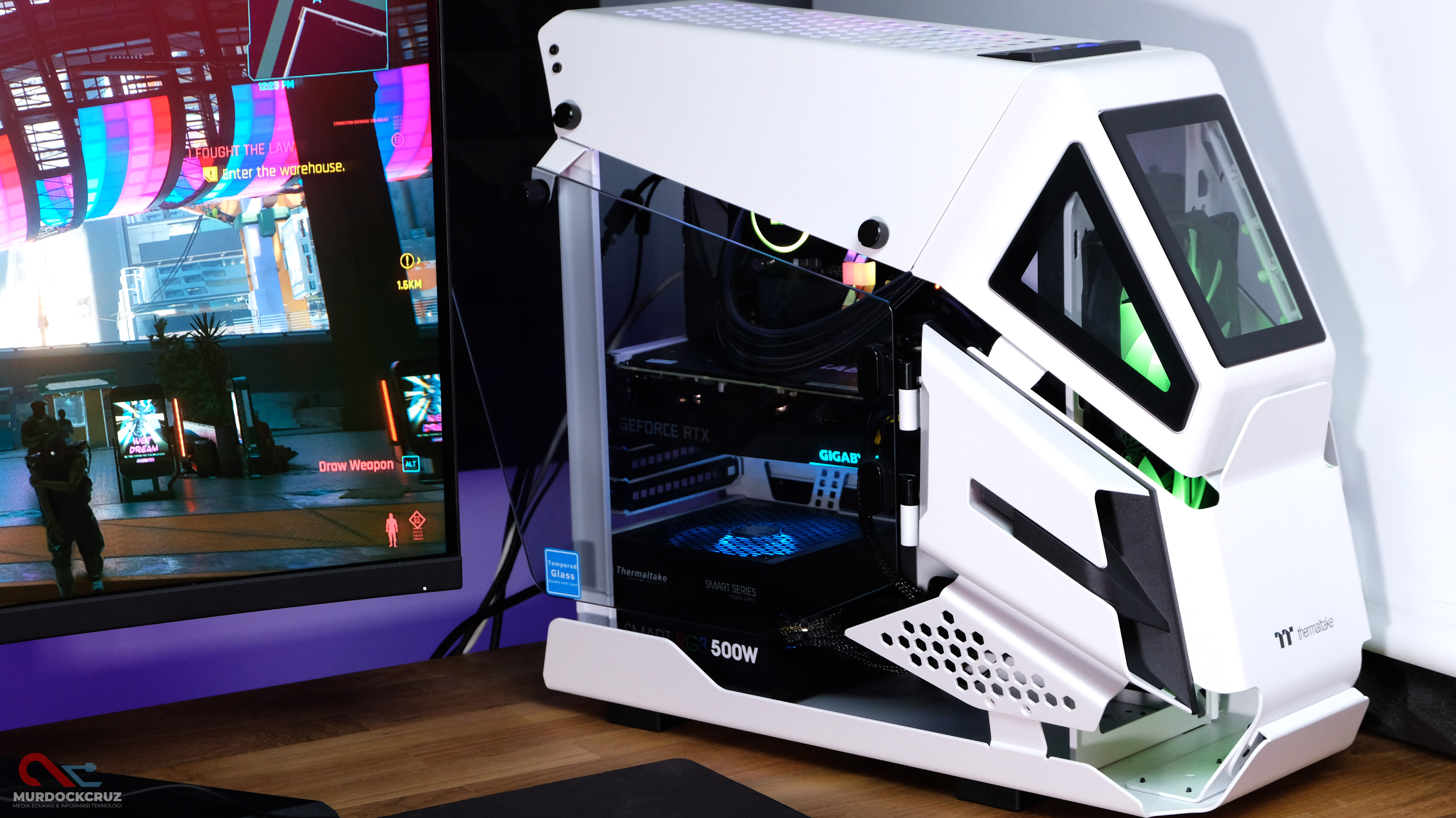 Thermaltake AH T200 Review : Casing PC Sejuta Pesona - Desain Unik & Estetika Menarik - Murdockcruz